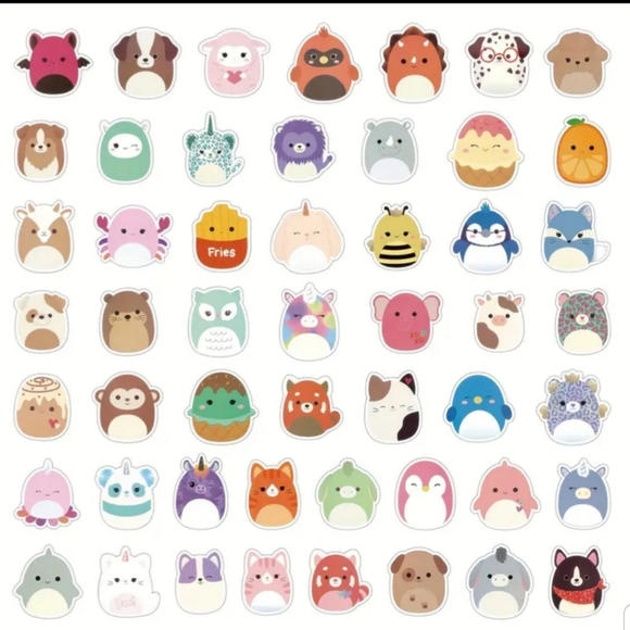 Squishmallows | Other | Squishmallow Stickers | Poshmark